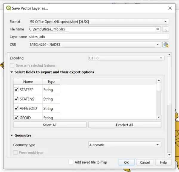 Export QGIS Attribute Table to Excel and CSV – OpenSourceOptions Export QGIS Attribute Table to Excel and CSV – OpenSourceOptions