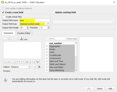 Calculate Geometry in QGIS: How to calculate line length, polygon area ...