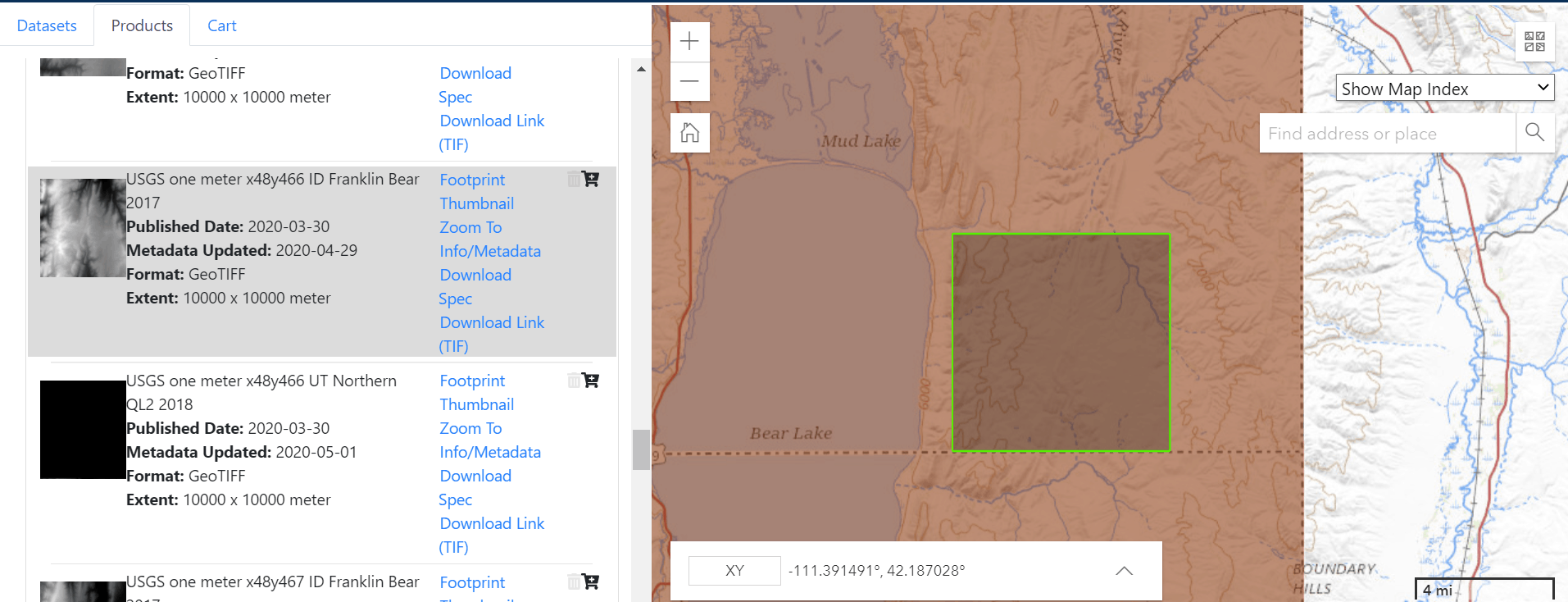 How to Download Lidar DEMs (Digital Elevation Models) and Point Clouds ...