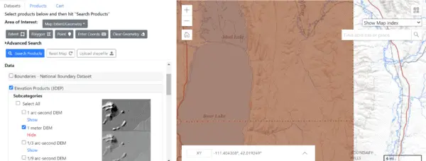 How to Download Lidar DEMs (Digital Elevation Models) and Point Clouds ...