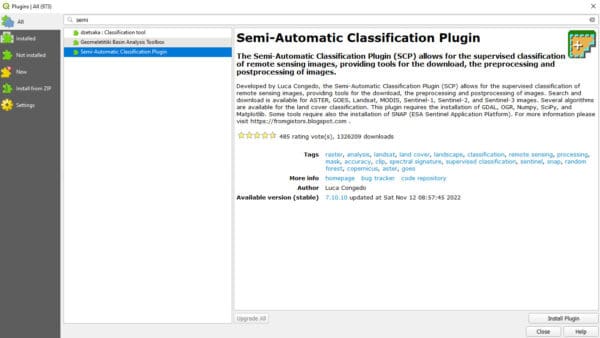 Supervised Image Classification with QGIS – OpenSourceOptions