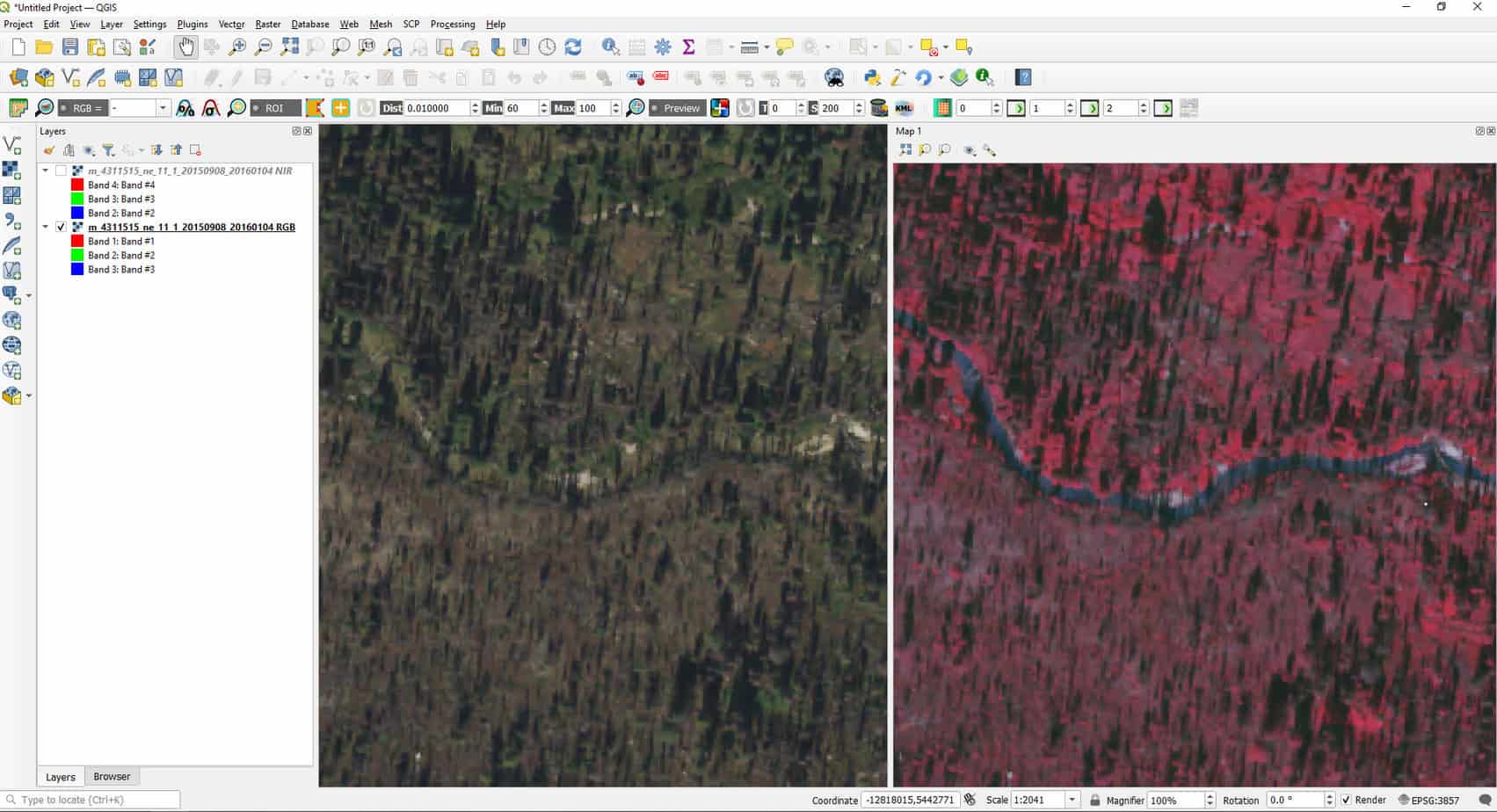 Split Screen View and Multiple Map Views in QGIS – OpenSourceOptions