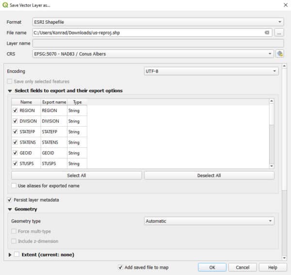 Reproject Raster And Vector Layers With Qgis Opensourceoptions