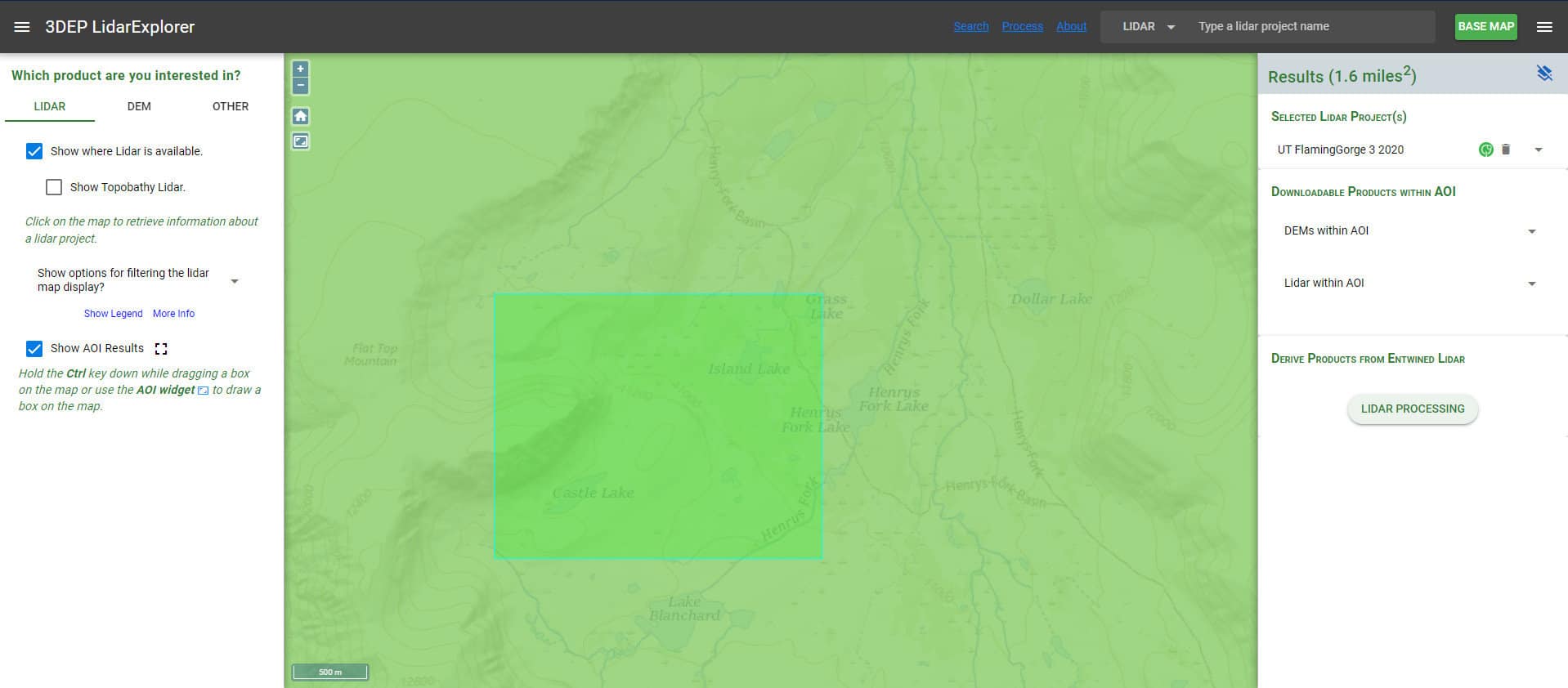 Download and Display Lidar Data for the United States – OpenSourceOptions