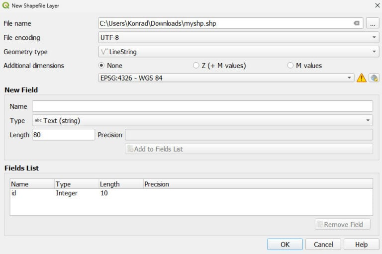 Creating New Shapefiles in QGIS – OpenSourceOptions